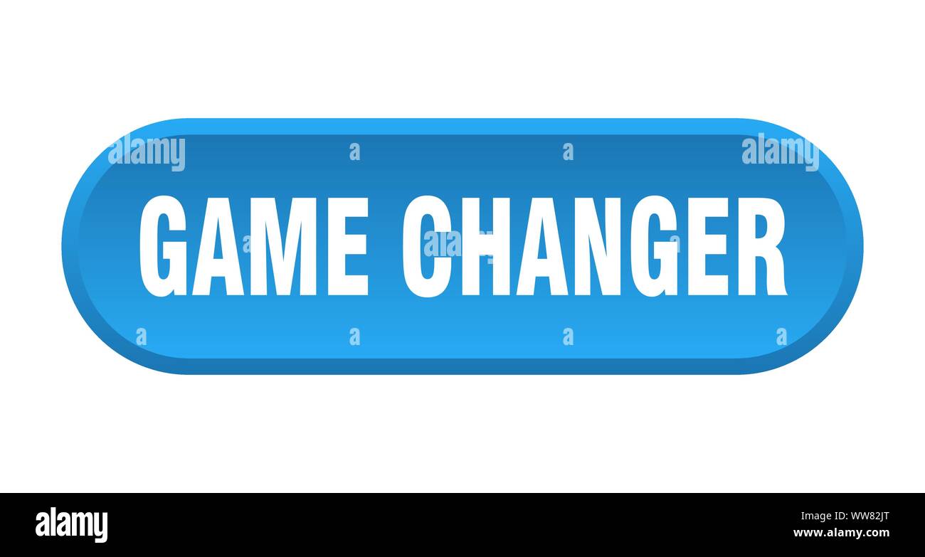game changer button. game changer rounded blue sign. game changer Stock ...