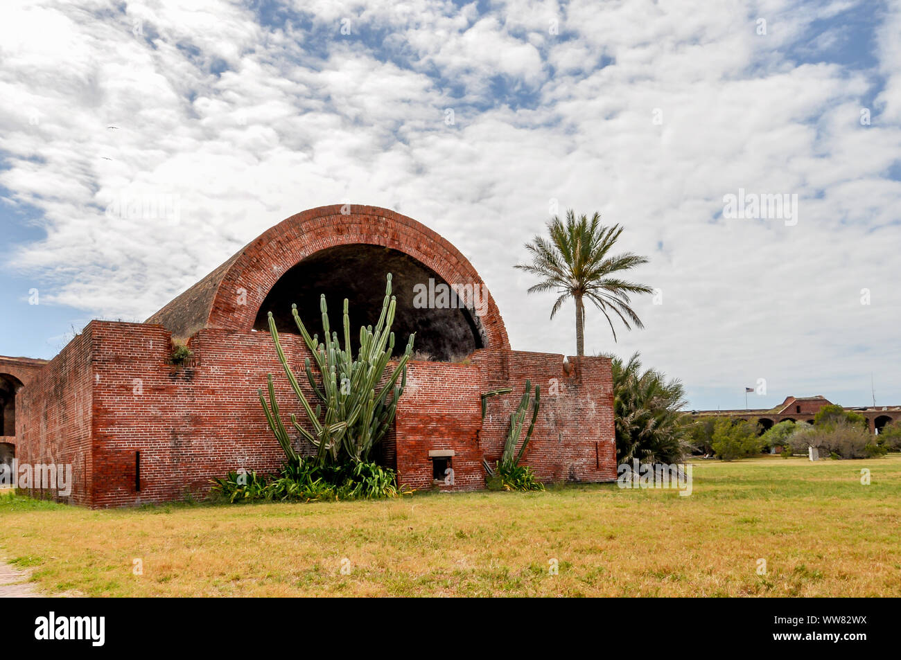 Exterior of powder magazine, AKA The Big Magazine, where gun powder was ...
