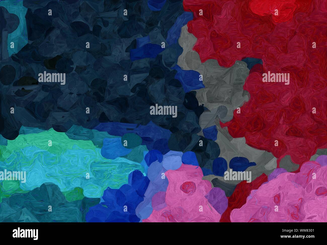 abstract colorful grunge painting style with very dark violet, very ...