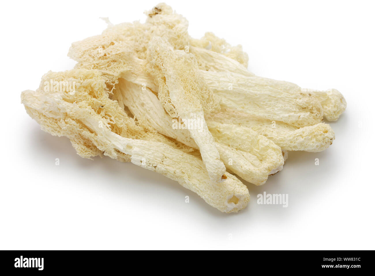 dried bamboo mushrooms, chinese food ingredient Stock Photo - Alamy