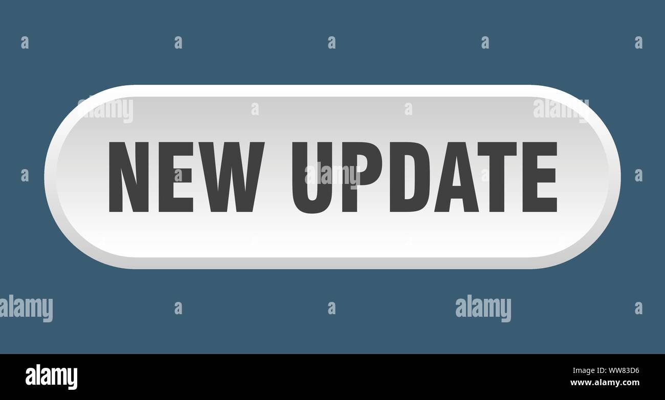 new update button. new update rounded white sign. new update Stock ...