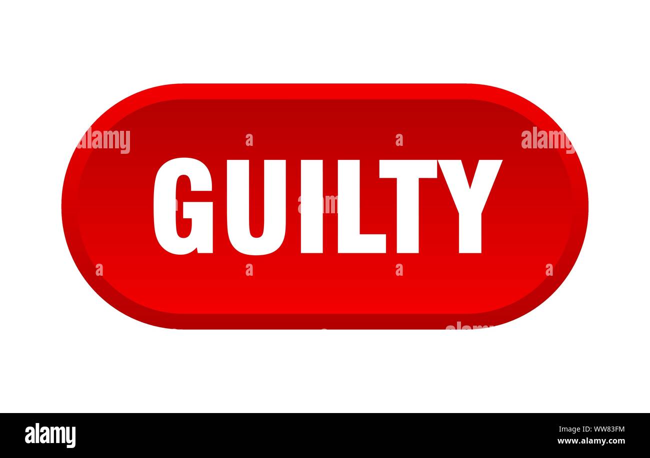guilty button. guilty rounded red sign. guilty Stock Vector Image & Art ...