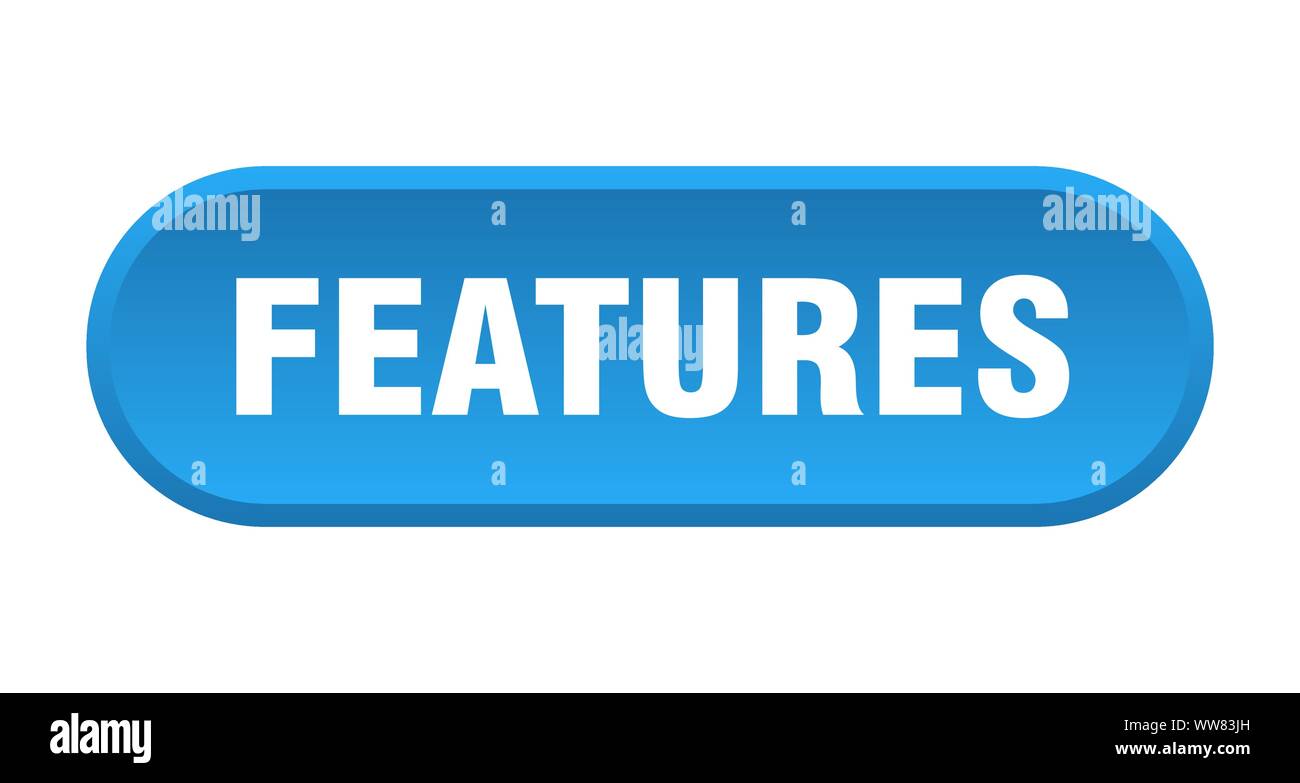 features button. features rounded blue sign. features Stock Vector ...