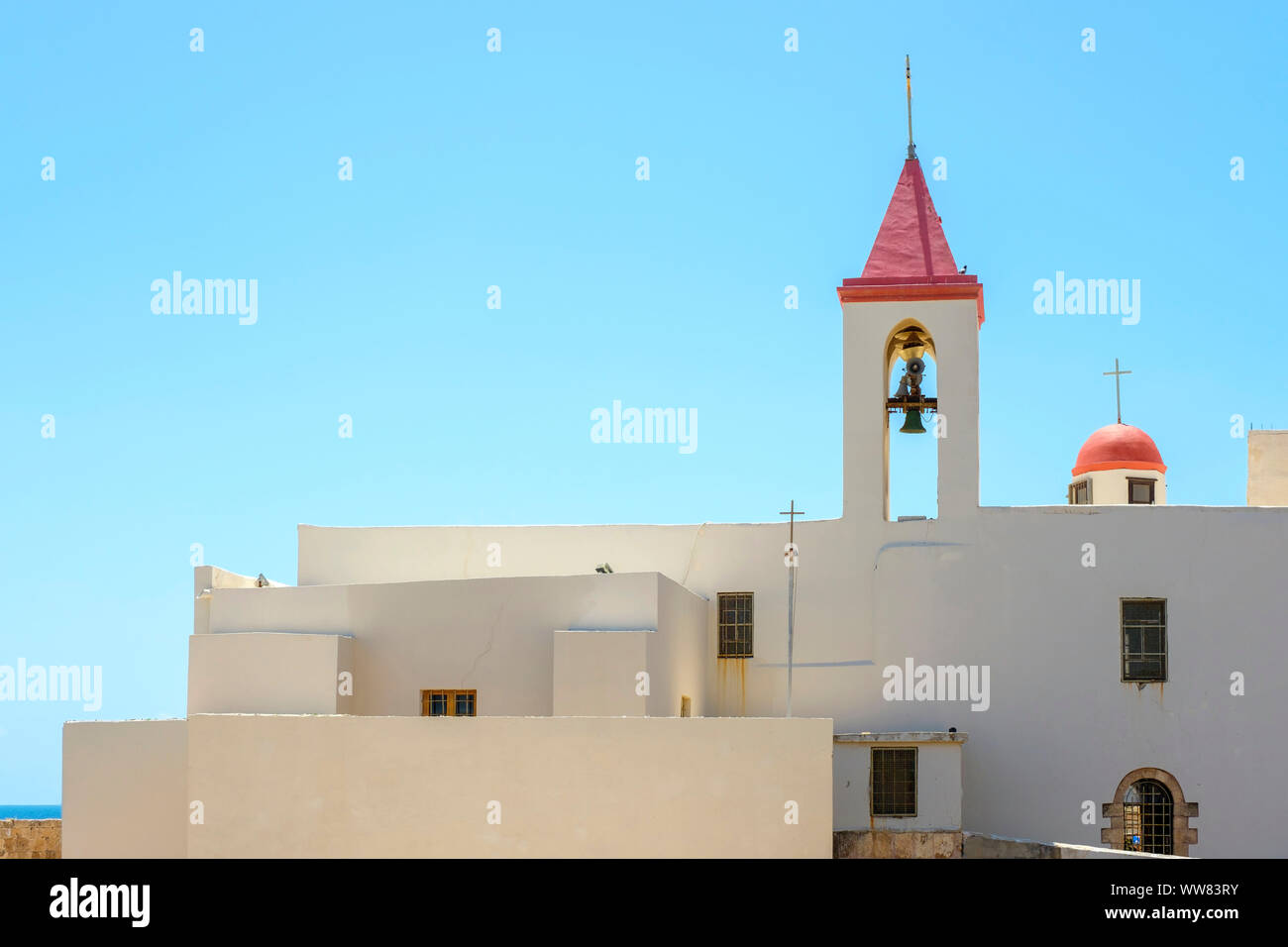 Israel, North District, Upper Galilee, Acre (Akko). Church of St. John ...