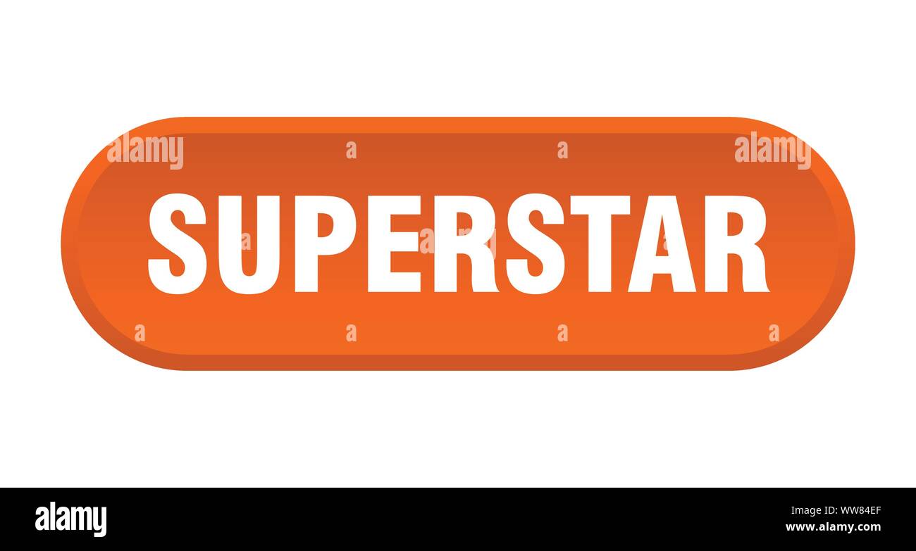 superstar button. superstar rounded orange sign. superstar Stock Vector ...