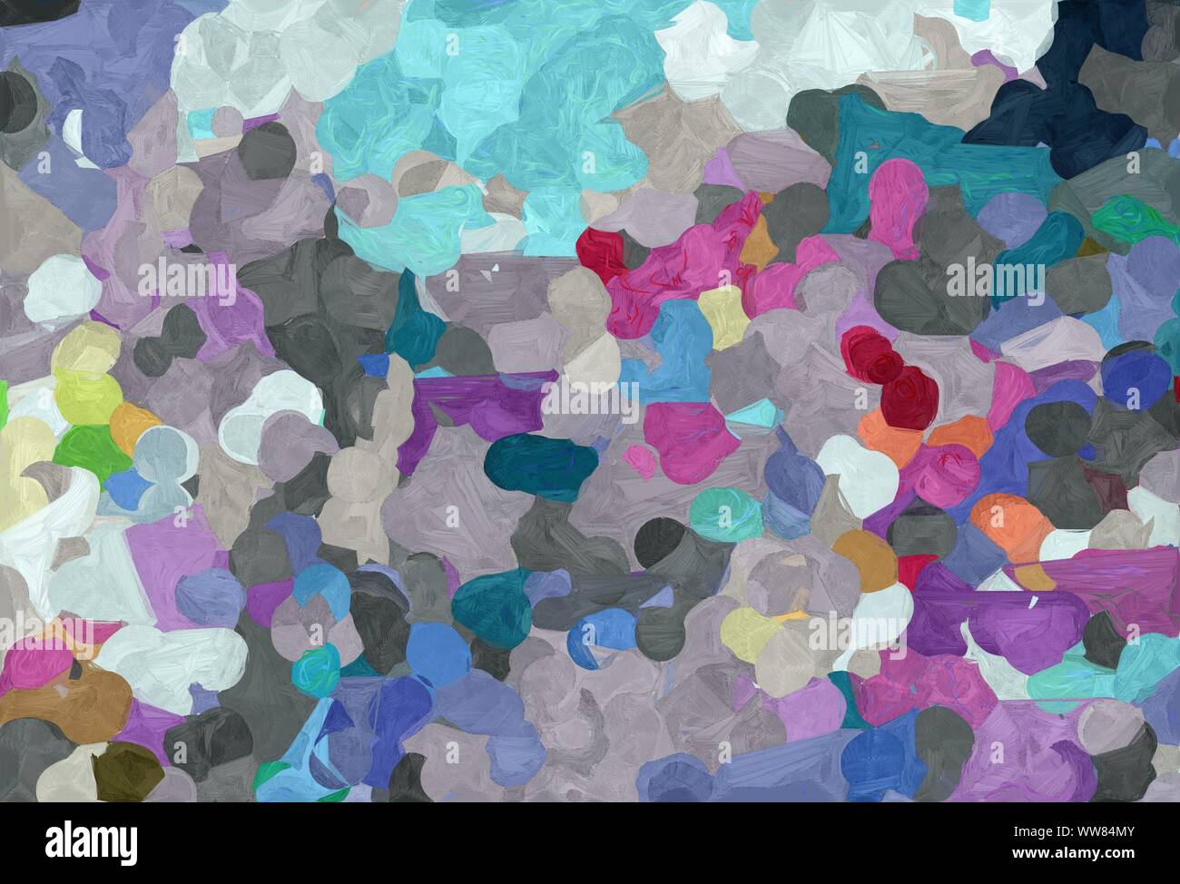 abstract natural painting style with light slate gray, dark slate gray ...