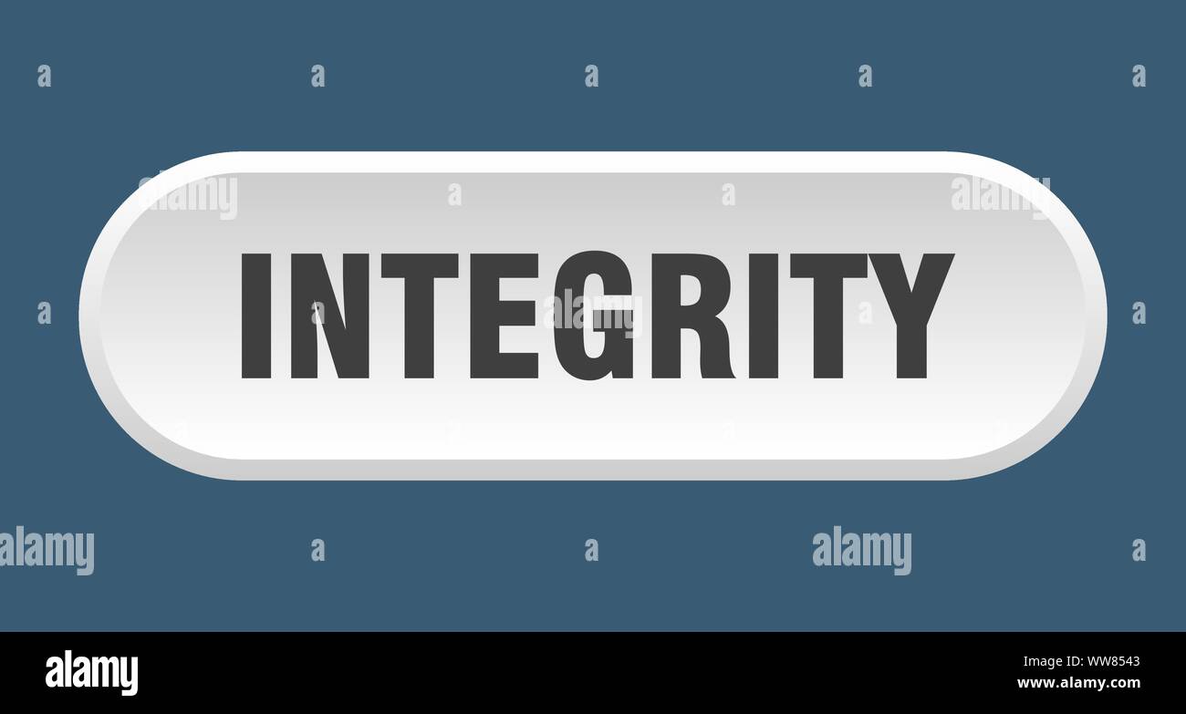 integrity button. integrity rounded white sign. integrity Stock Vector ...