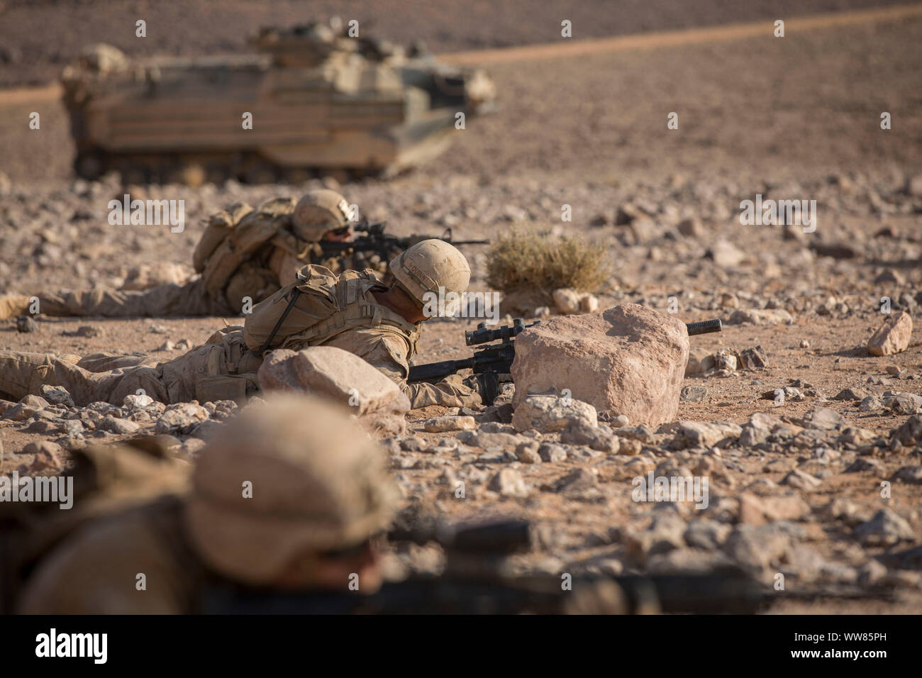 190831-M-QS181-1111 WADI SHADIYA, JORDAN (Aug. 31, 2019) U.S. Marines ...