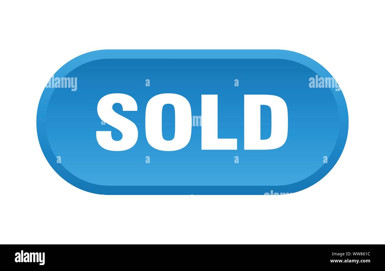 sold button. sold rounded blue sign. sold Stock Vector Image & Art - Alamy