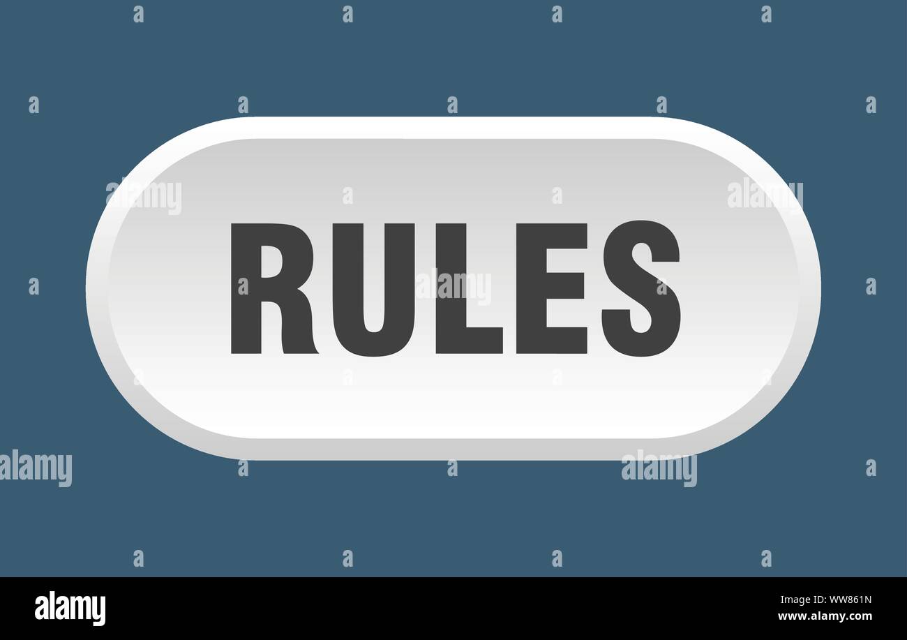 rules button. rules rounded white sign. rules Stock Vector Image & Art ...