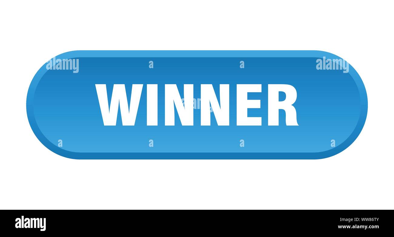 winner button. winner rounded blue sign. winner Stock Vector Image ...