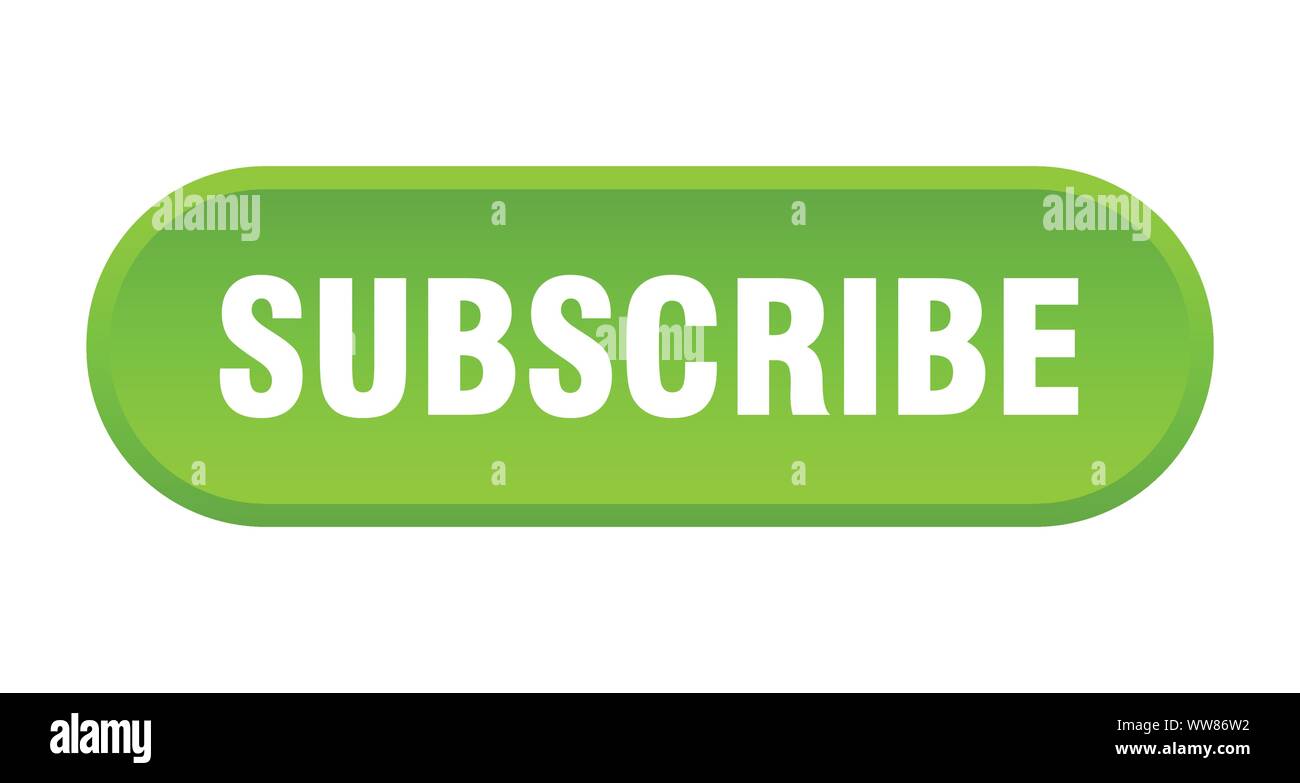 subscribe button. subscribe rounded green sign. subscribe Stock Vector ...