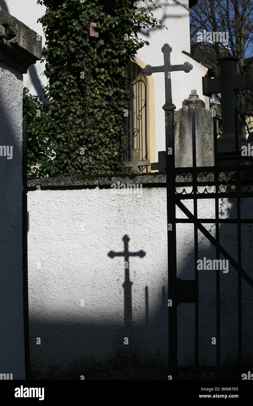 Shadow of cross hi-res stock photography and images - Alamy