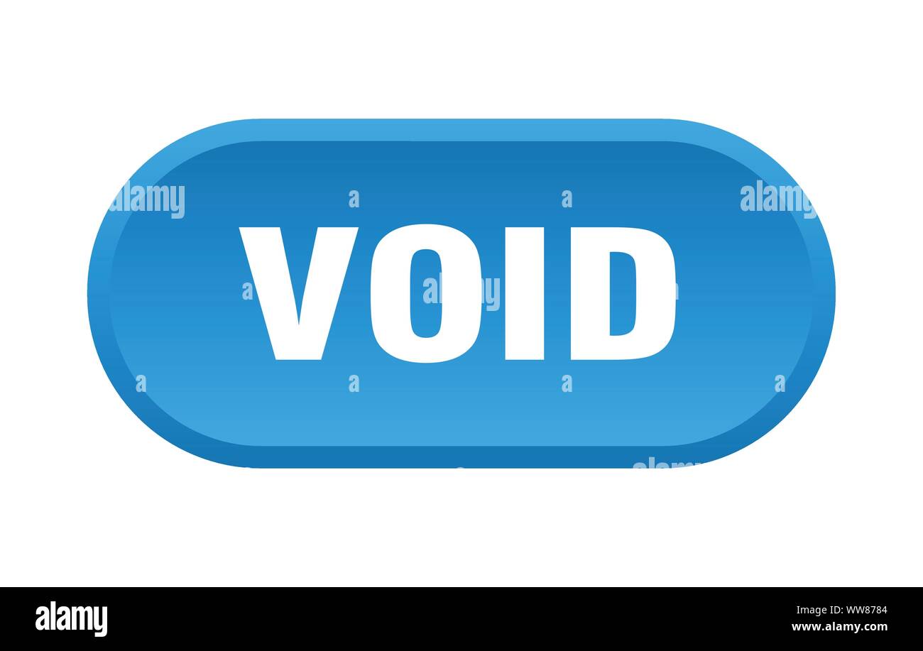void button. void rounded blue sign. void Stock Vector Image & Art - Alamy