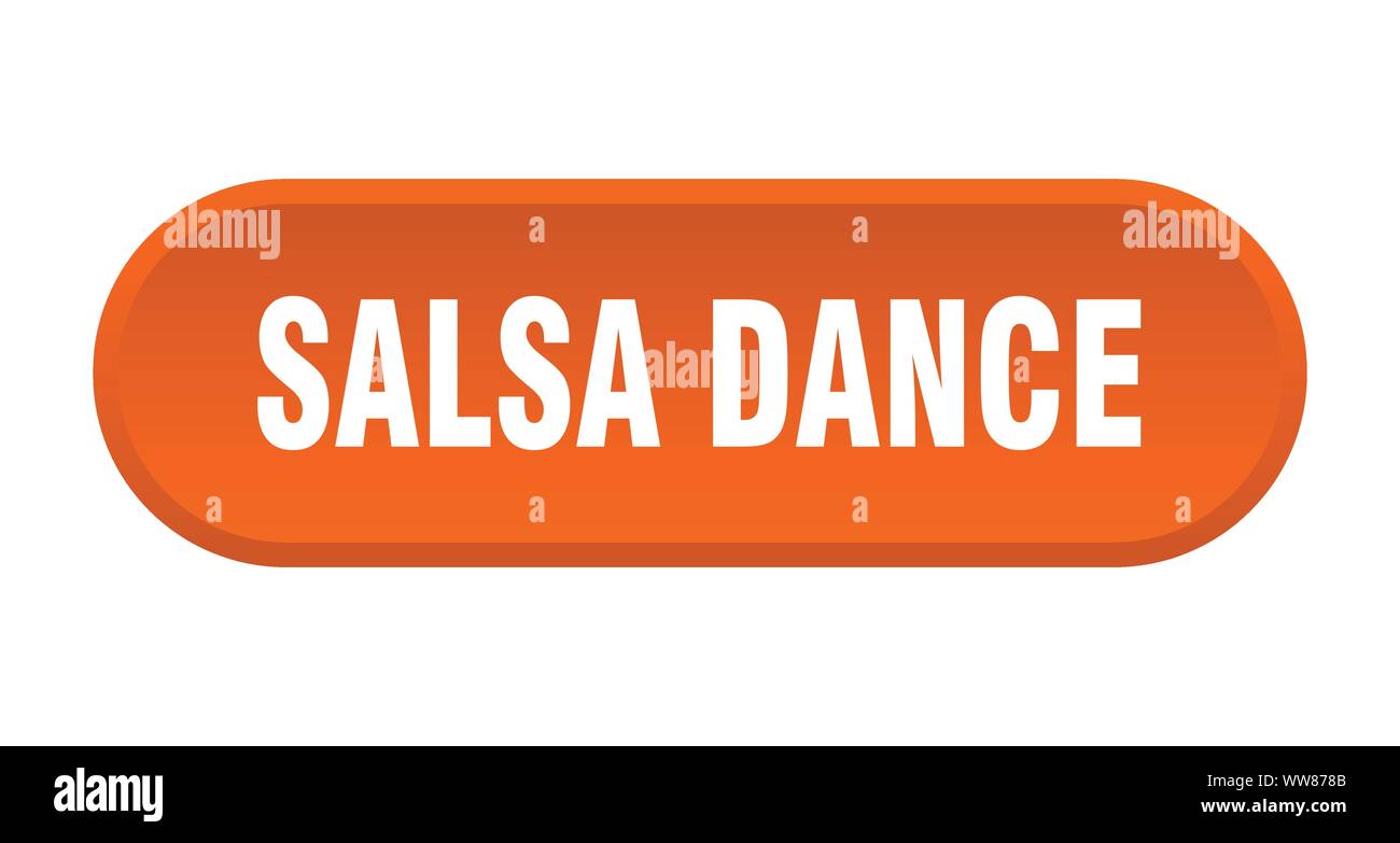 salsa dance button. salsa dance rounded orange sign. salsa dance Stock ...