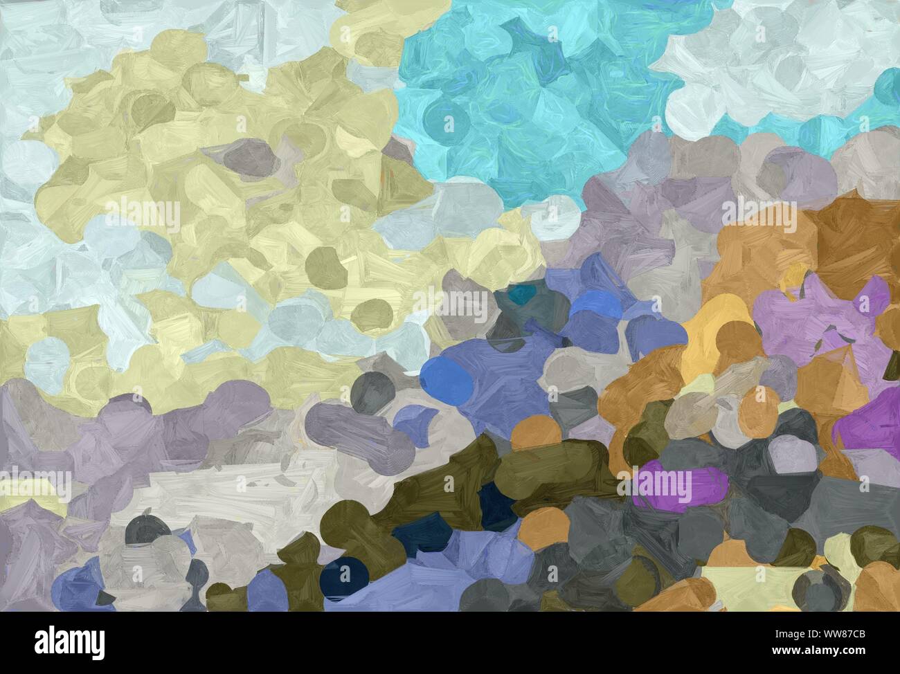 abstract natural painting style with ash gray, silver and dark slate ...