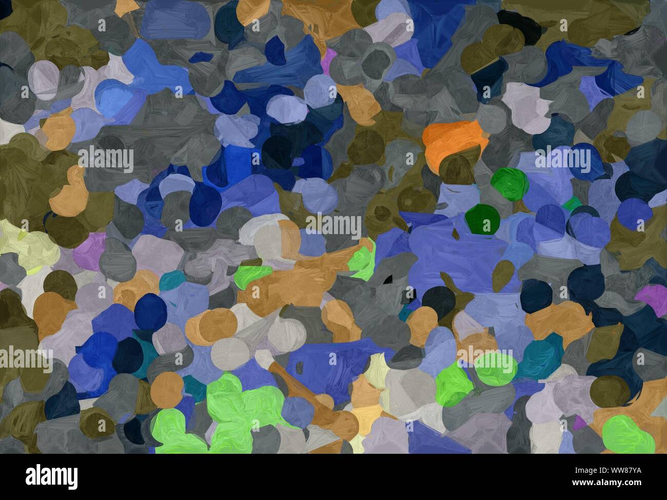 abstract natural painting style with dark slate gray, rosy brown and ...