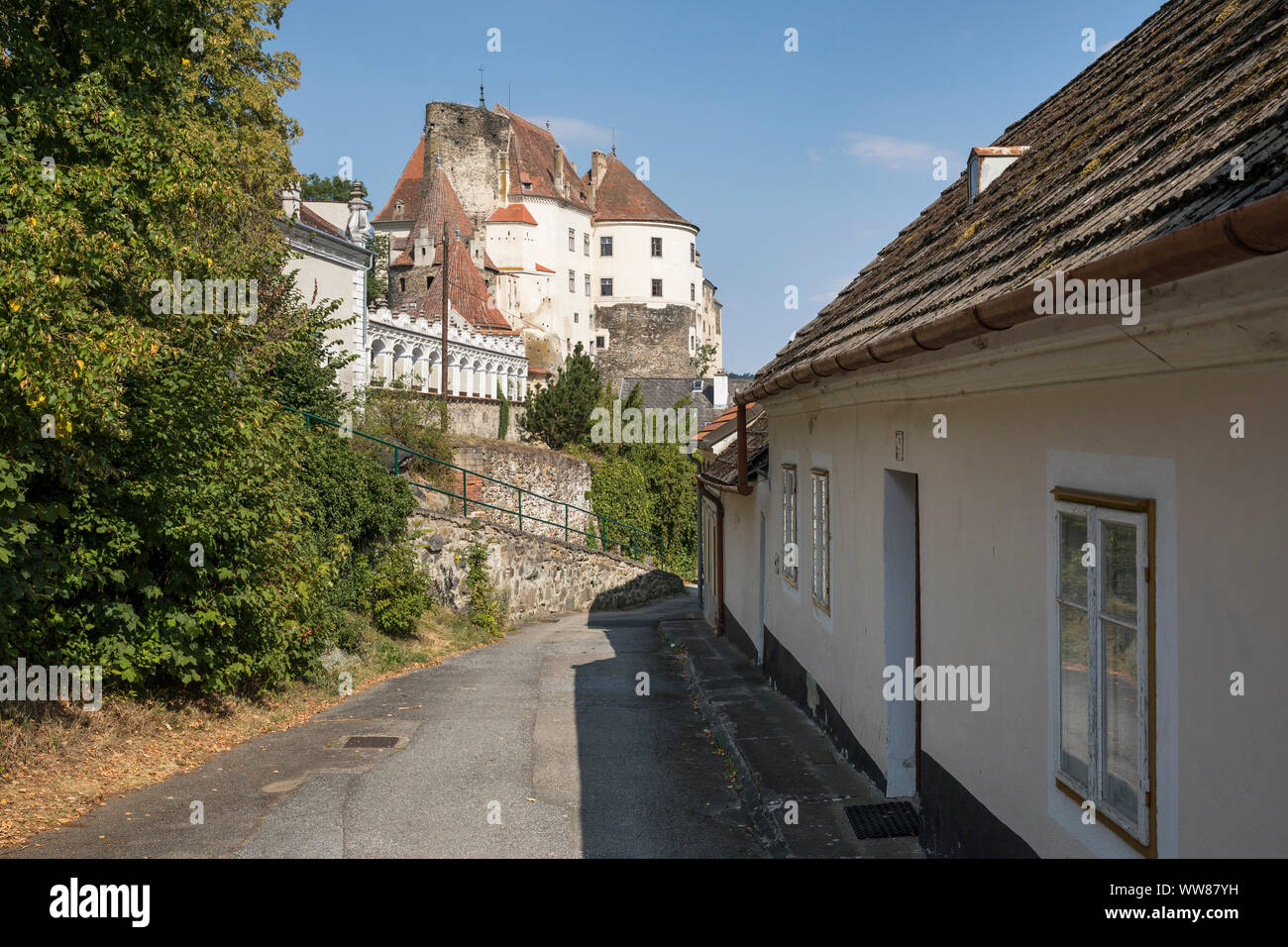 Castle Raabs at the Thaya, Waldviertel, Lower Austria, Austria Stock ...