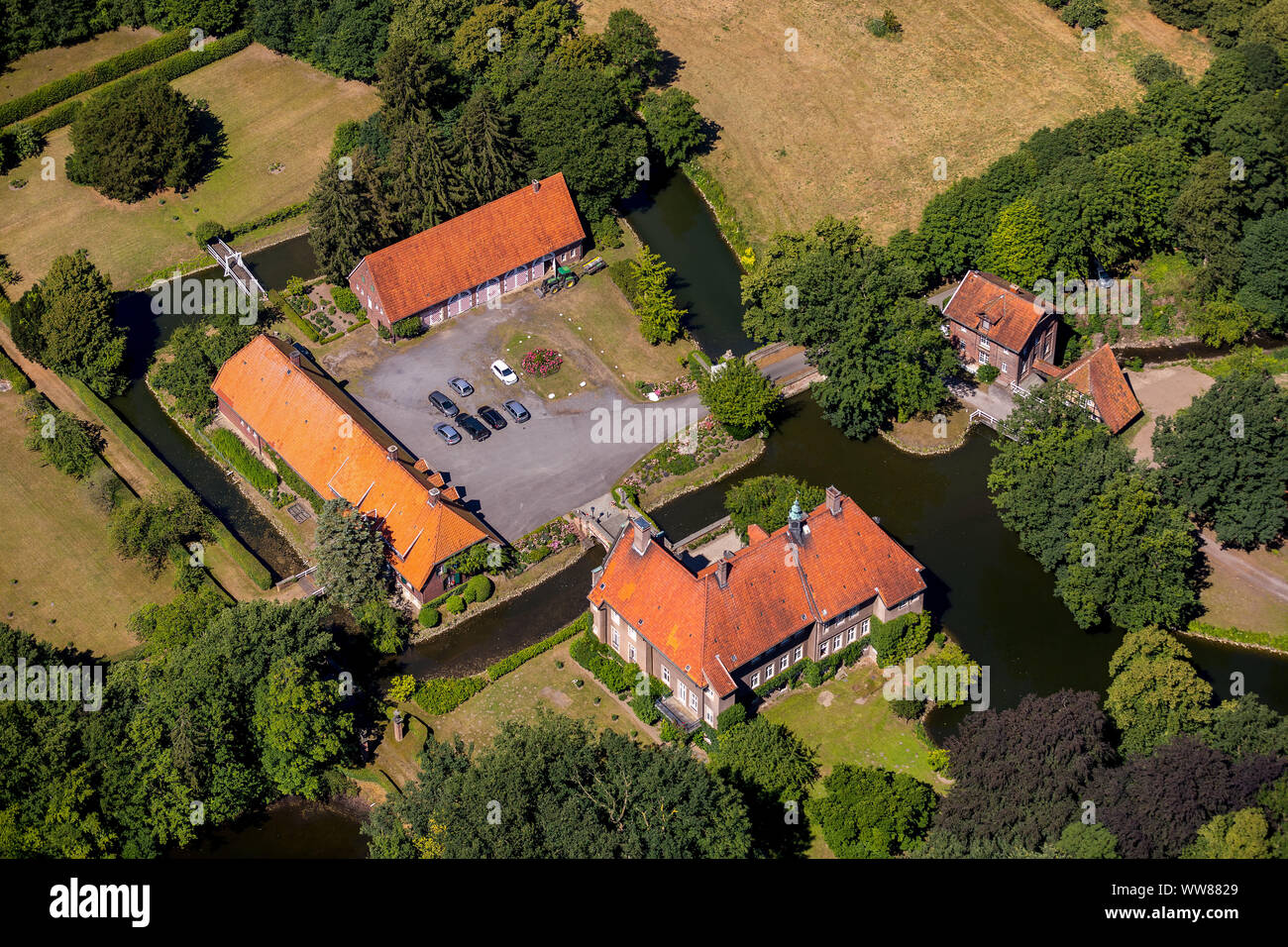GrÃ¤fte and Haus Vorhelm, Vorhelm, Ahlen, Ruhrgebiet, North Rhine ...