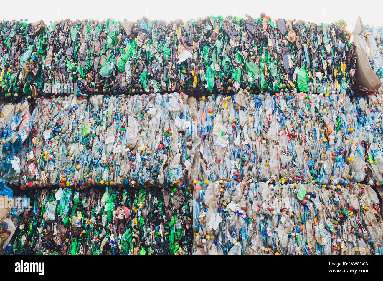 Bales plastic bottles recycling collection hi-res stock photography and ...