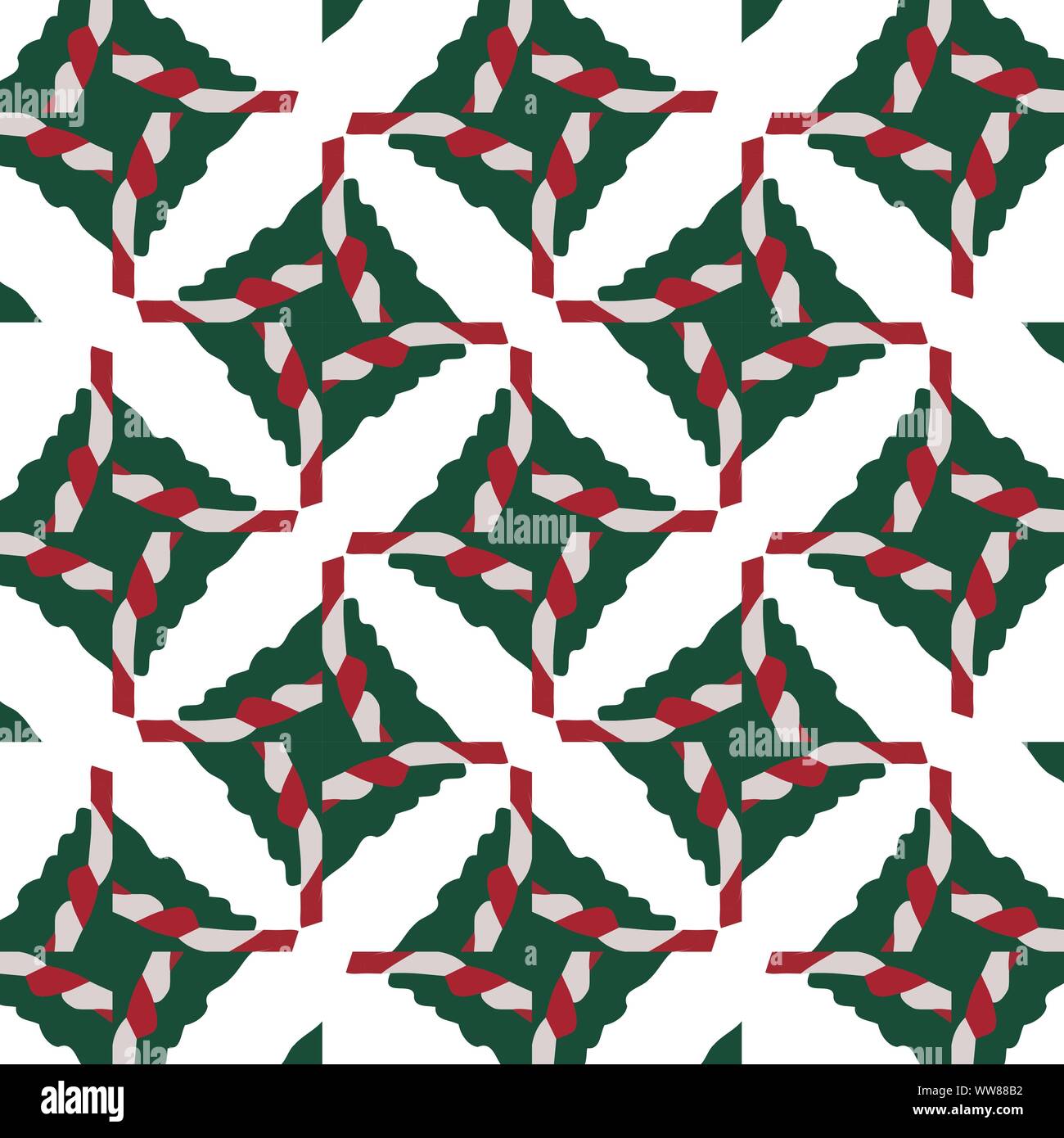 Vintage christmas pattern in retro 80s style. Textile fashionable retro ...
