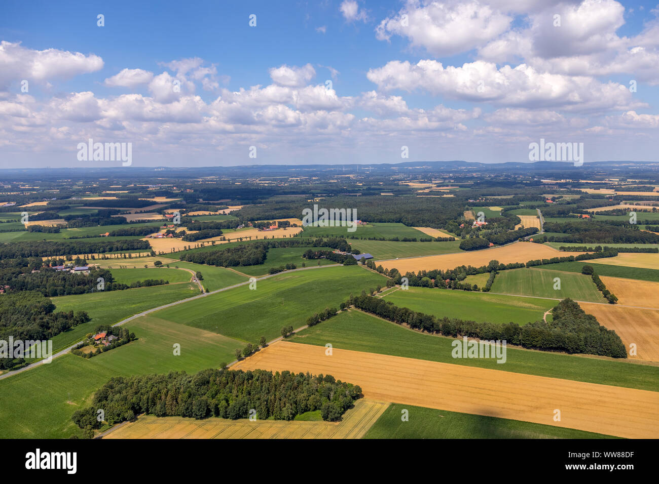 Fields and meadows near milte hi-res stock photography and images - Alamy
