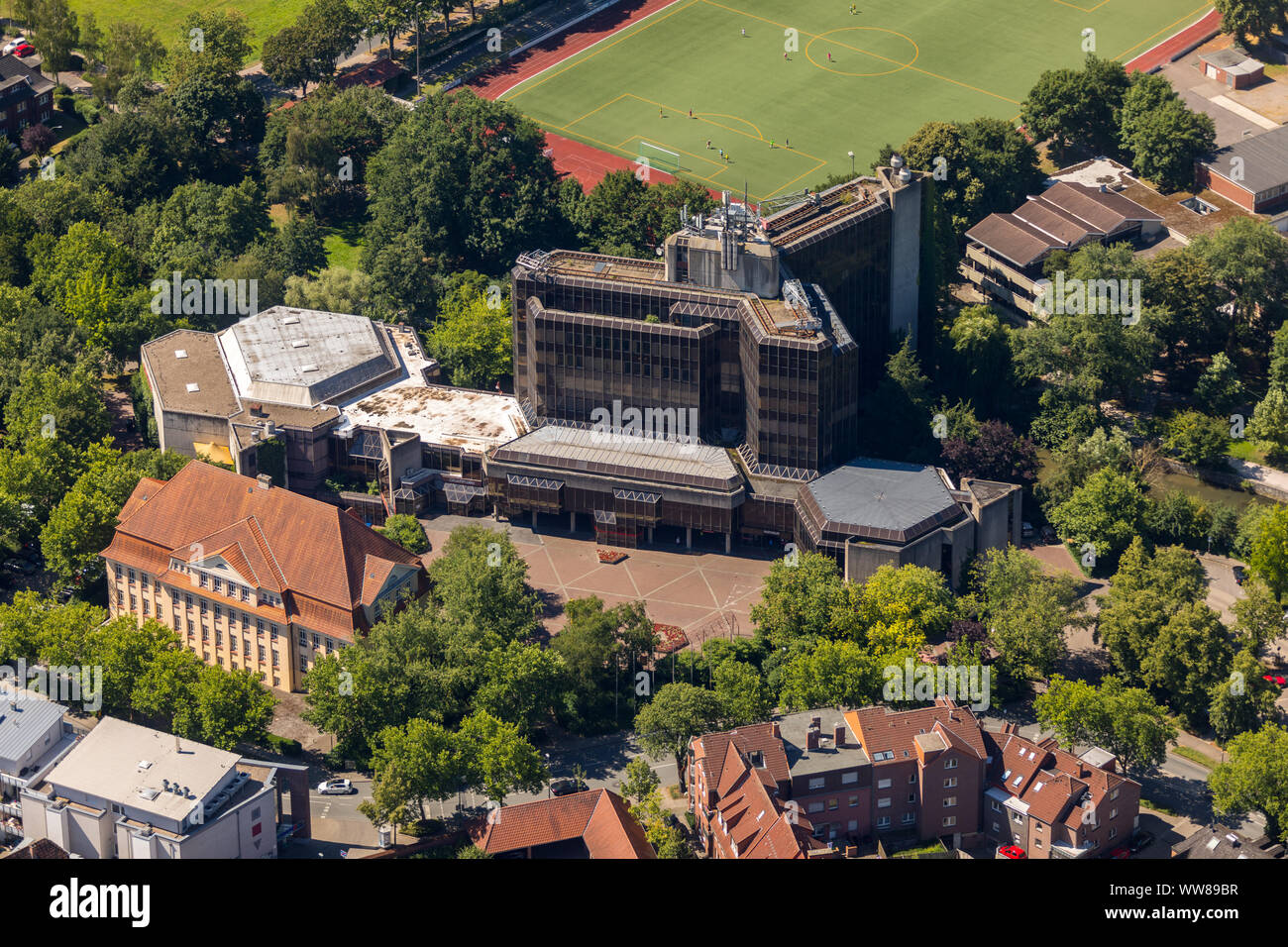 Town hall Ahlen an der Werse, public library, Stadthalle Ahlen, Ahlen ...
