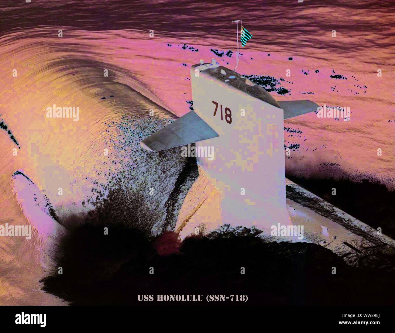 USS HONOLULU (SSN-718 Stock Photo - Alamy