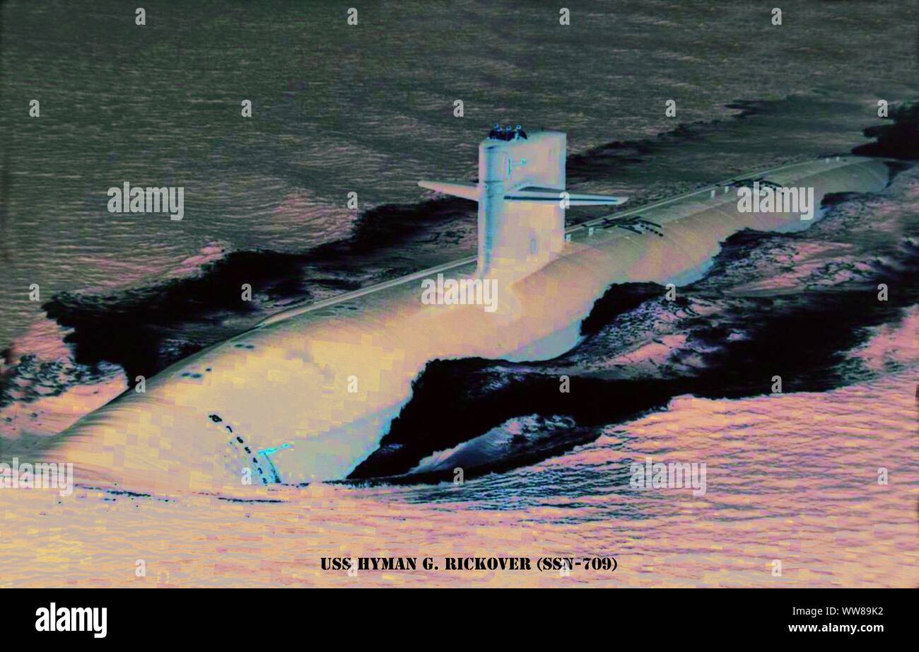 USS HYMAN G. RICKOVER (SSN-709 Stock Photo - Alamy