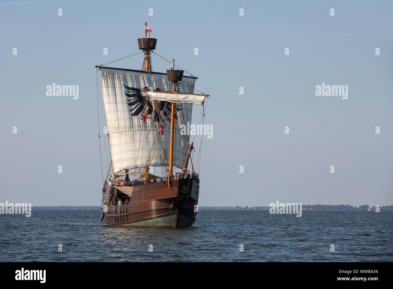 Traditional ship on the water Stock Photo - Alamy