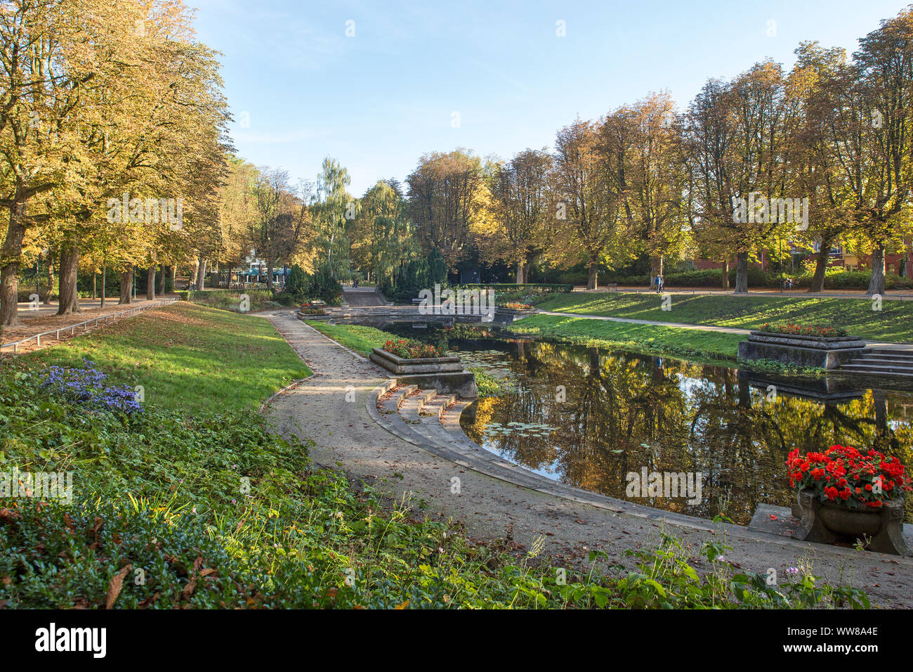 Netherlands, Groningen, Noorderplantsoen Park in autumn Stock Photo - Alamy