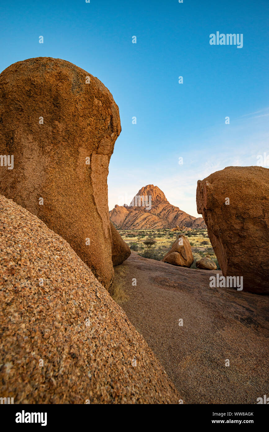 Landscape of Spitzkoppe desert in Namibia Stock Photo - Alamy