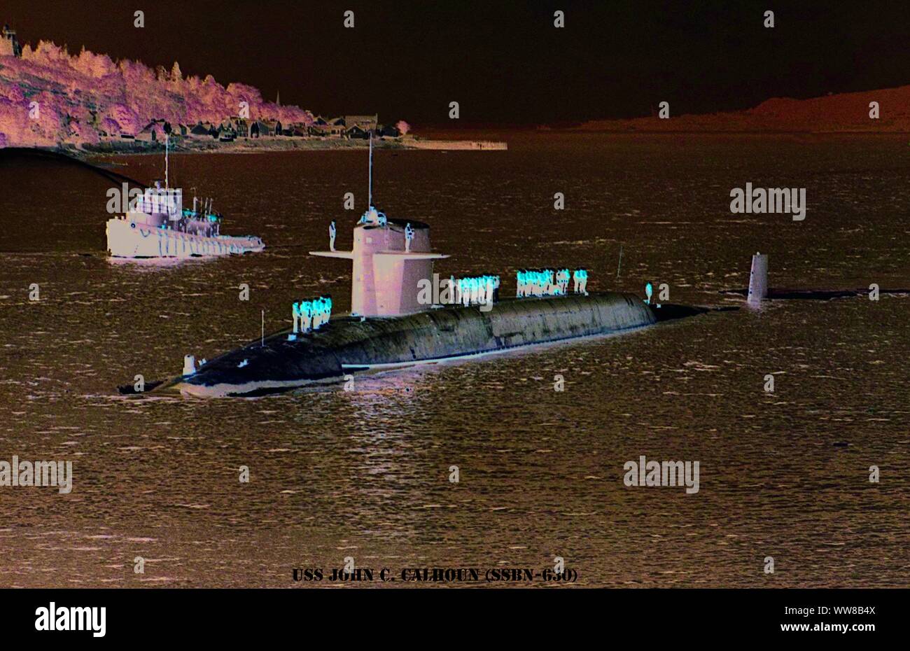 USS JOHN C. CALHOUN (SSBN-630 Stock Photo - Alamy