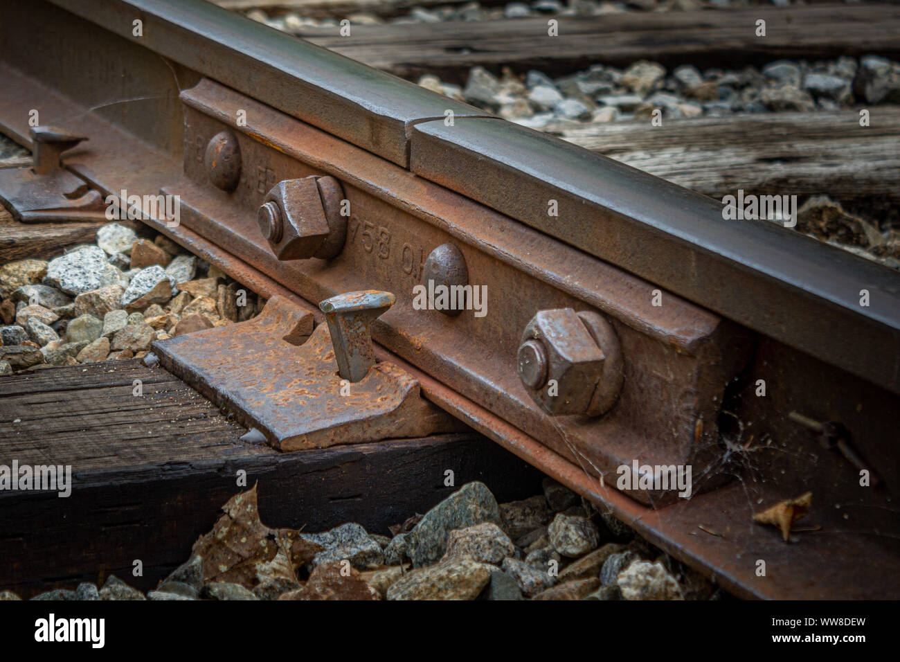 Rail spike hi-res stock photography and images - Alamy