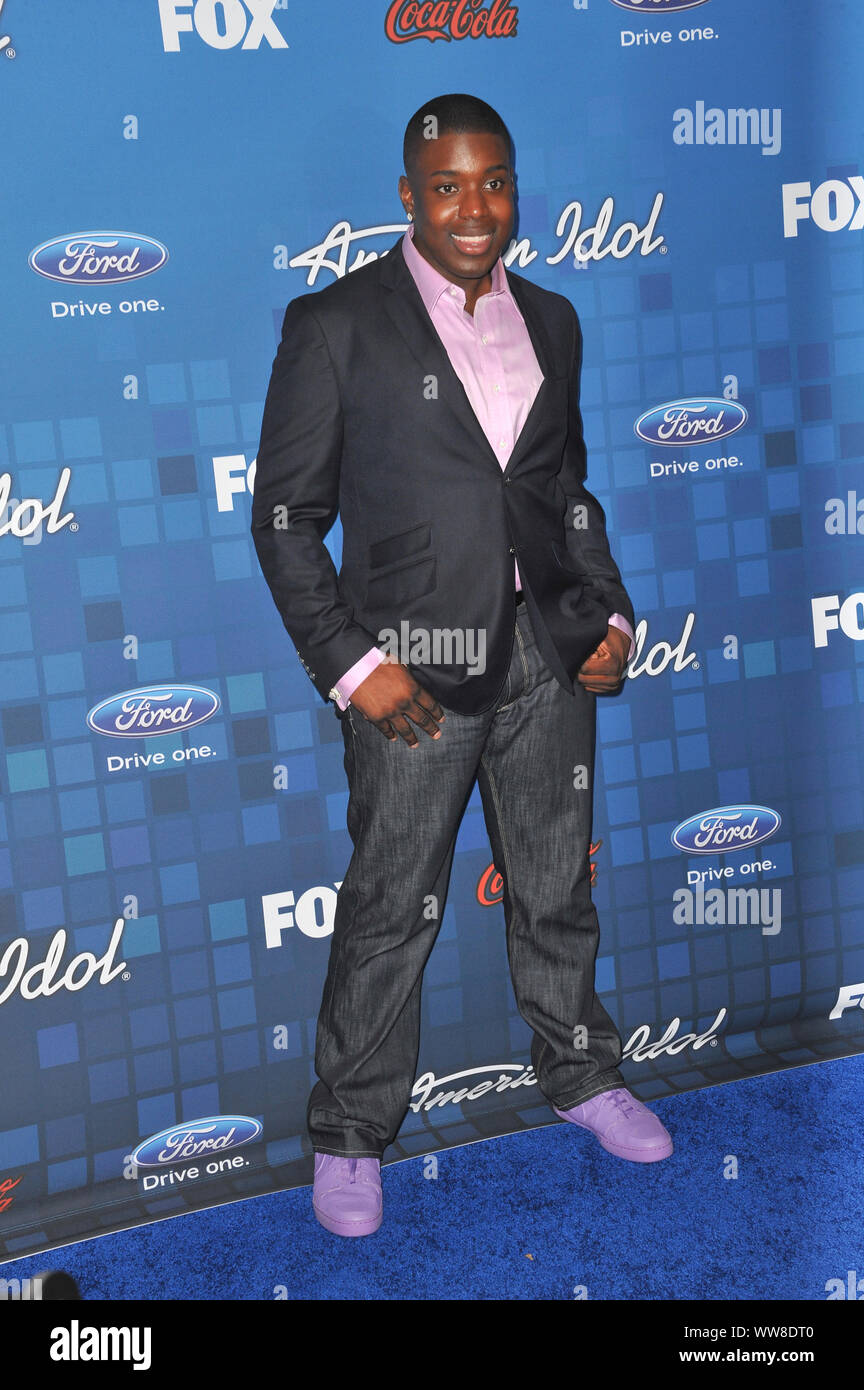LOS ANGELES, CA. March 04, 2011: Jacob Lusk at the American Idol ...