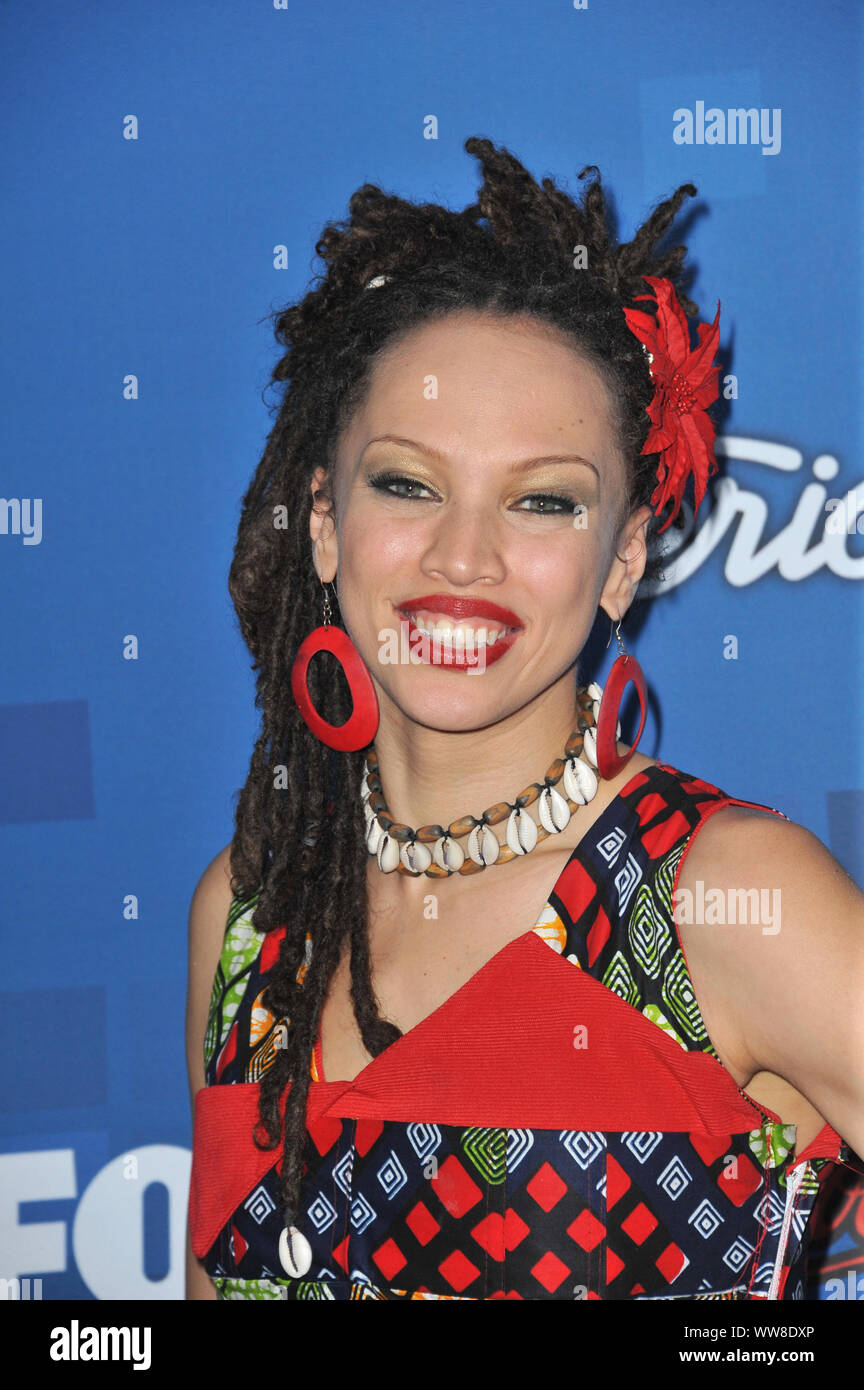 LOS ANGELES, CA. March 03, 2011: Naima Adedapo at the American Idol ...