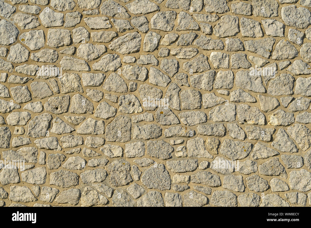 Natural stone wall, Etretat, Seine-Maritime Department, Atlantic Ocean ...