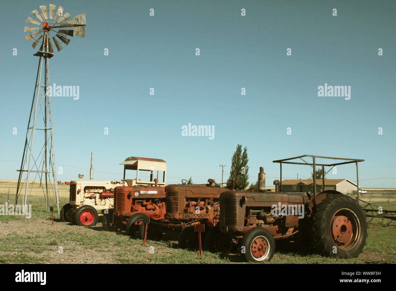 Agricultural equipment tractors texas hi-res stock photography and ...