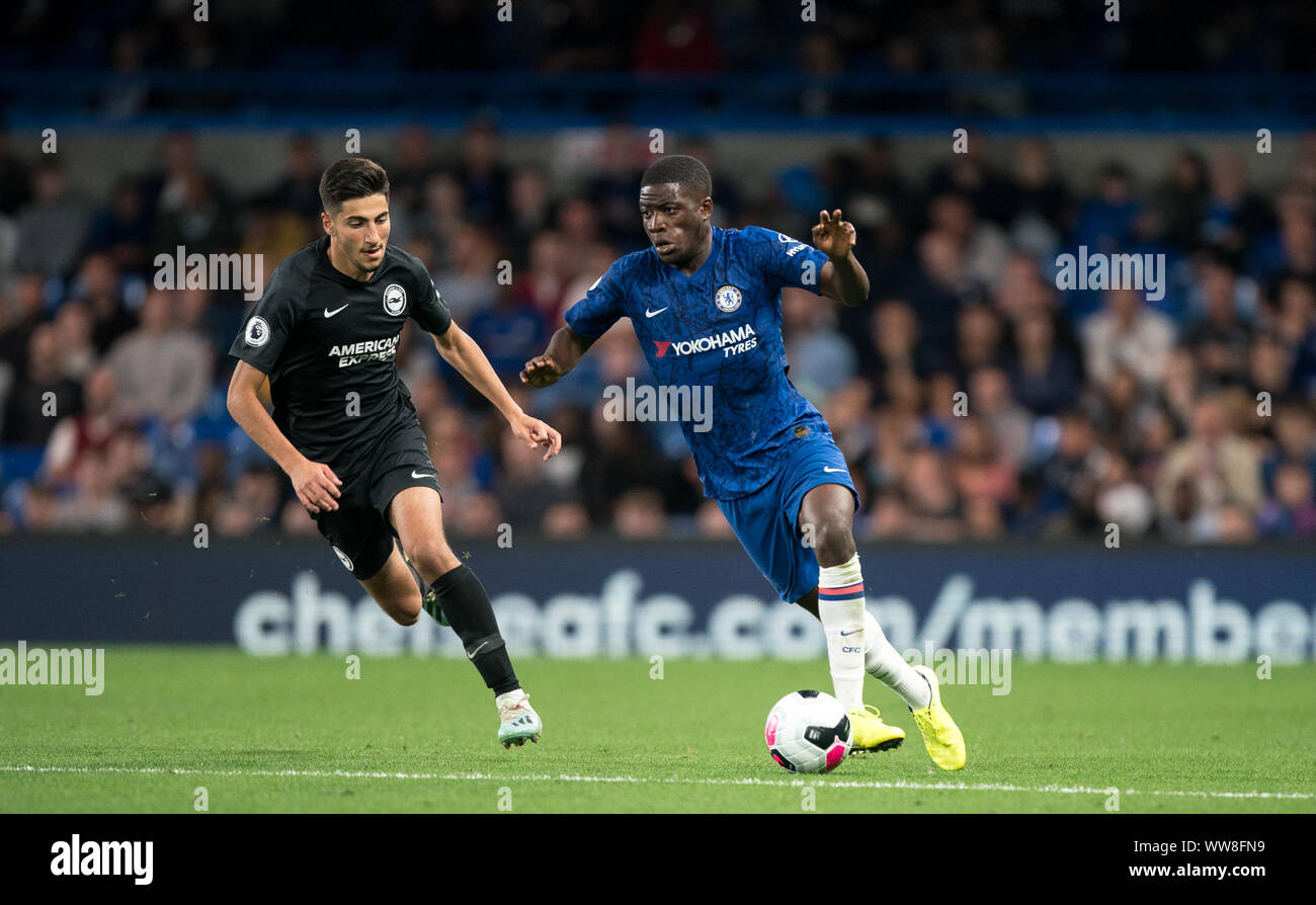 London, UK. 13th Sep, 2019. Clinton Mola of Chelsea U23 during the ...