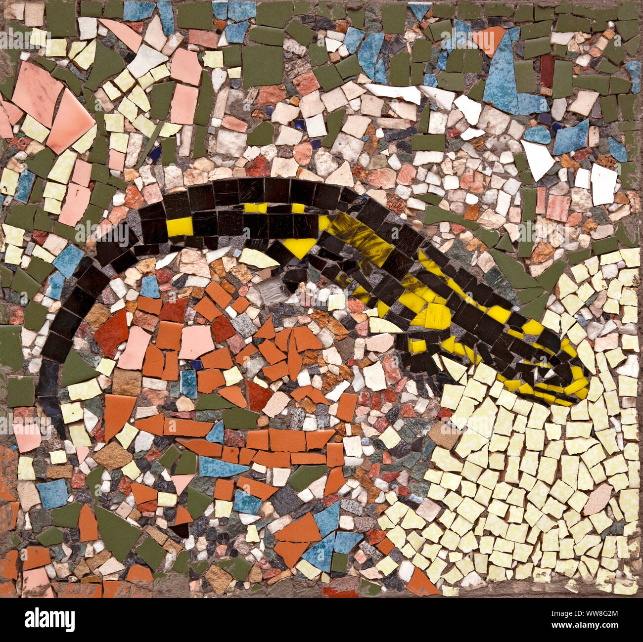 Animal, mosaic, zoo, wall, Belgrade, Serbia Stock Photo - Alamy