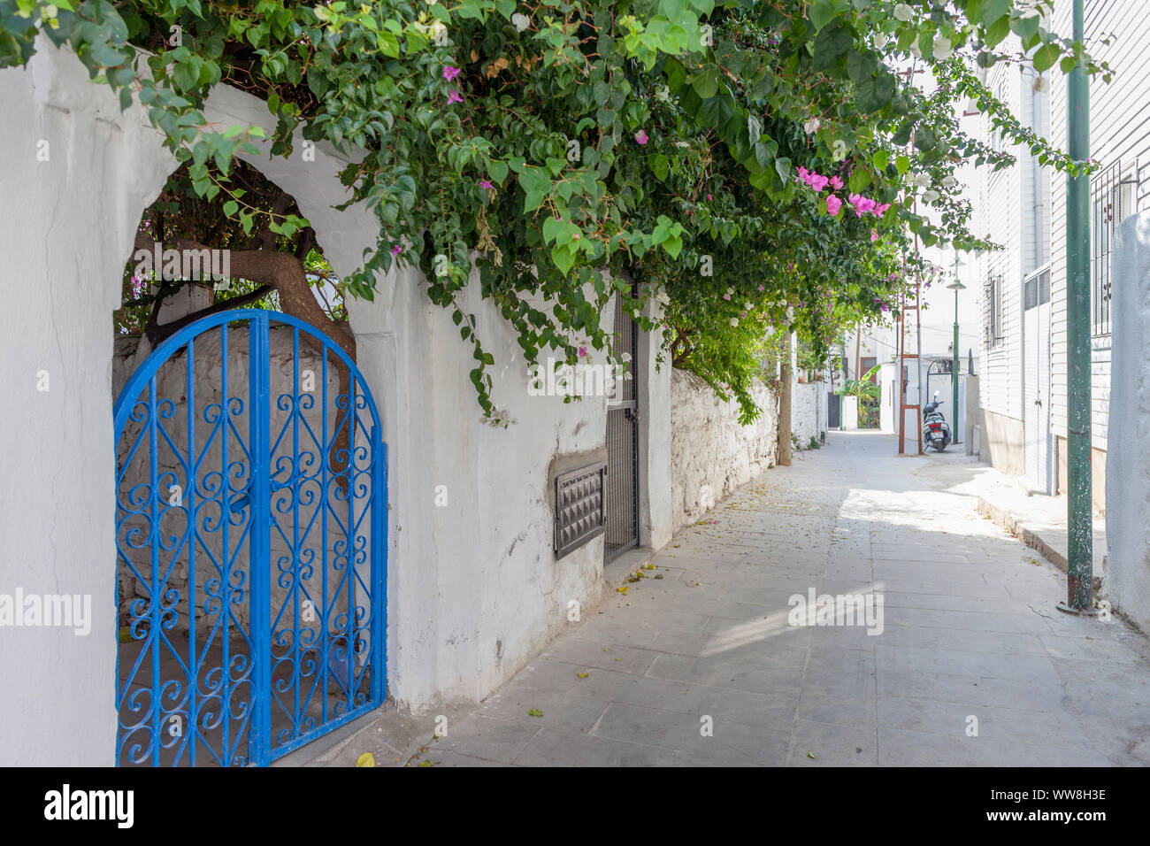 Narrow alley residential hi-res stock photography and images - Alamy