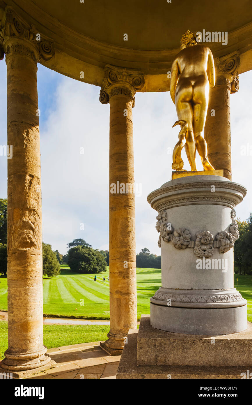 England, Buckinghamshire, Stowe, Stowe Landscape Gardens, The Rotunda ...