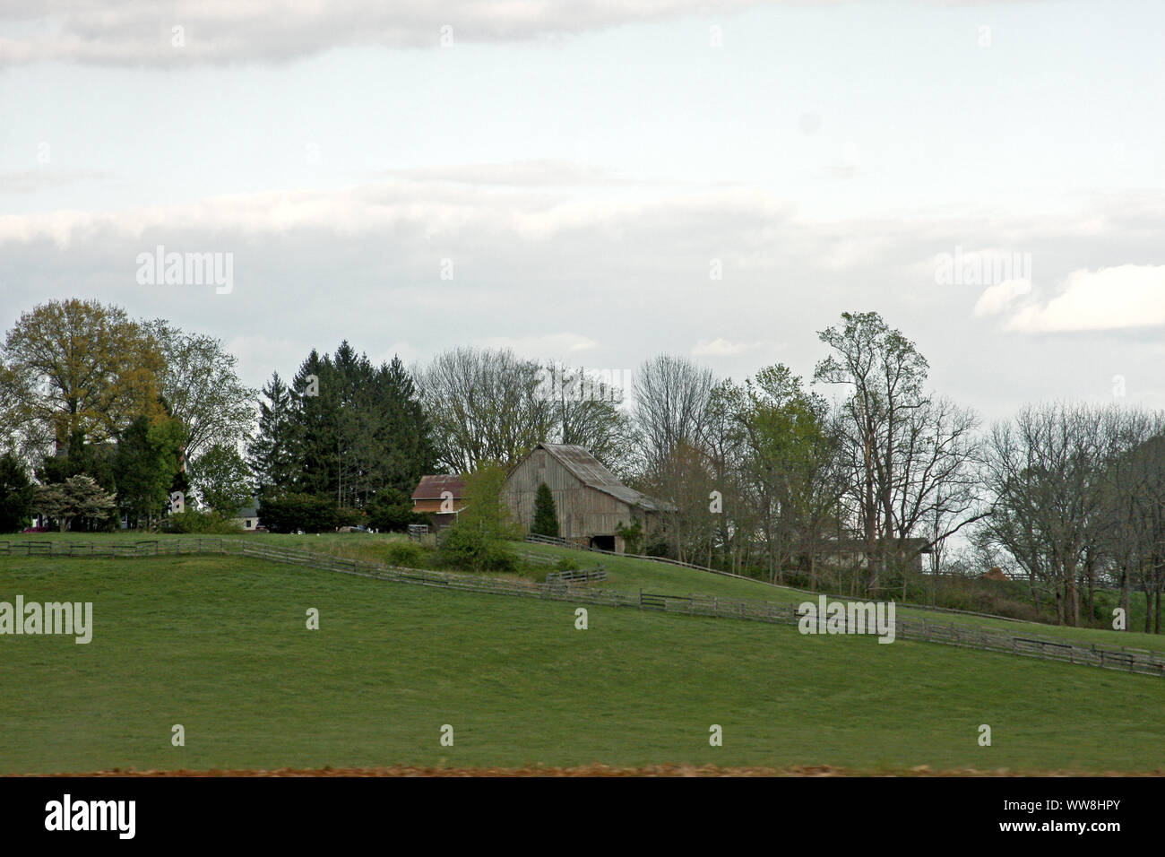 Farm in rural Virginia, USA Stock Photo - Alamy