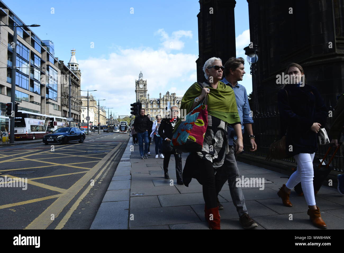 Everyday Life in a City Stock Photo - Alamy