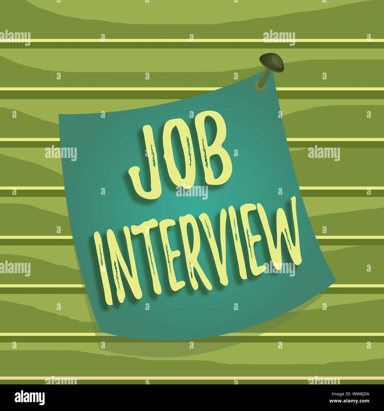 Conceptual hand writing showing Job Interview. Concept meaning ...