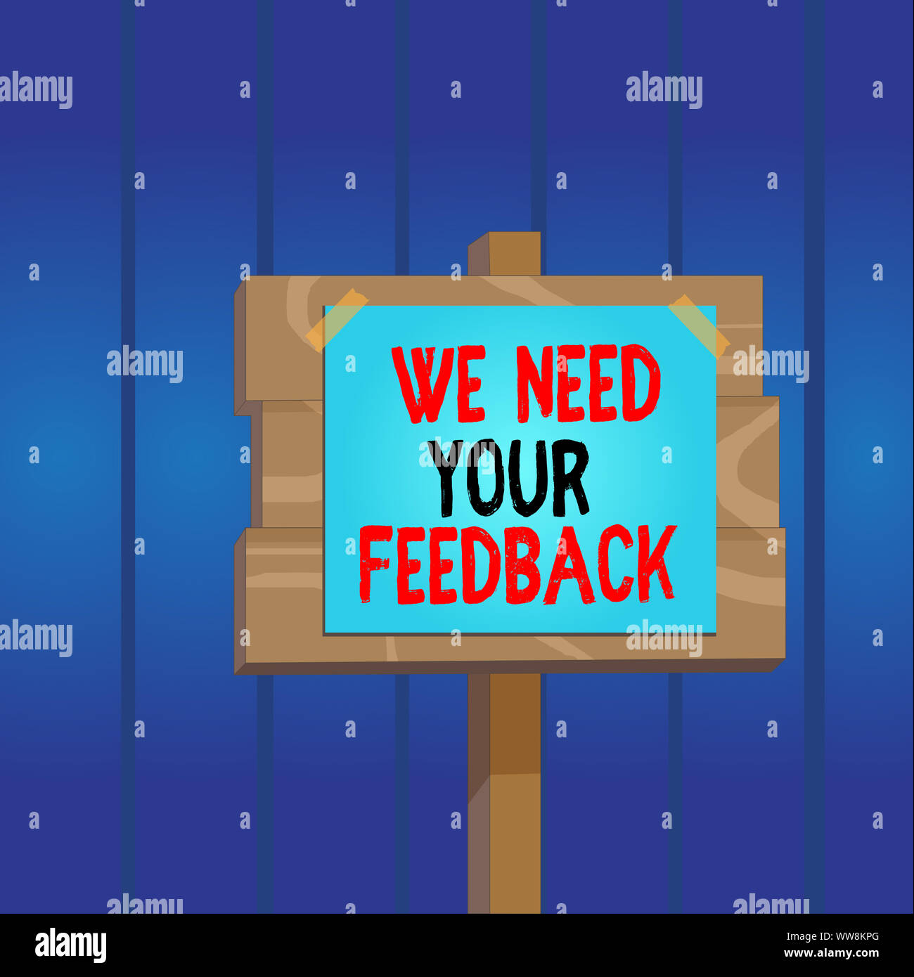 Writing note showing We Need Your Feedback. Business concept for ...