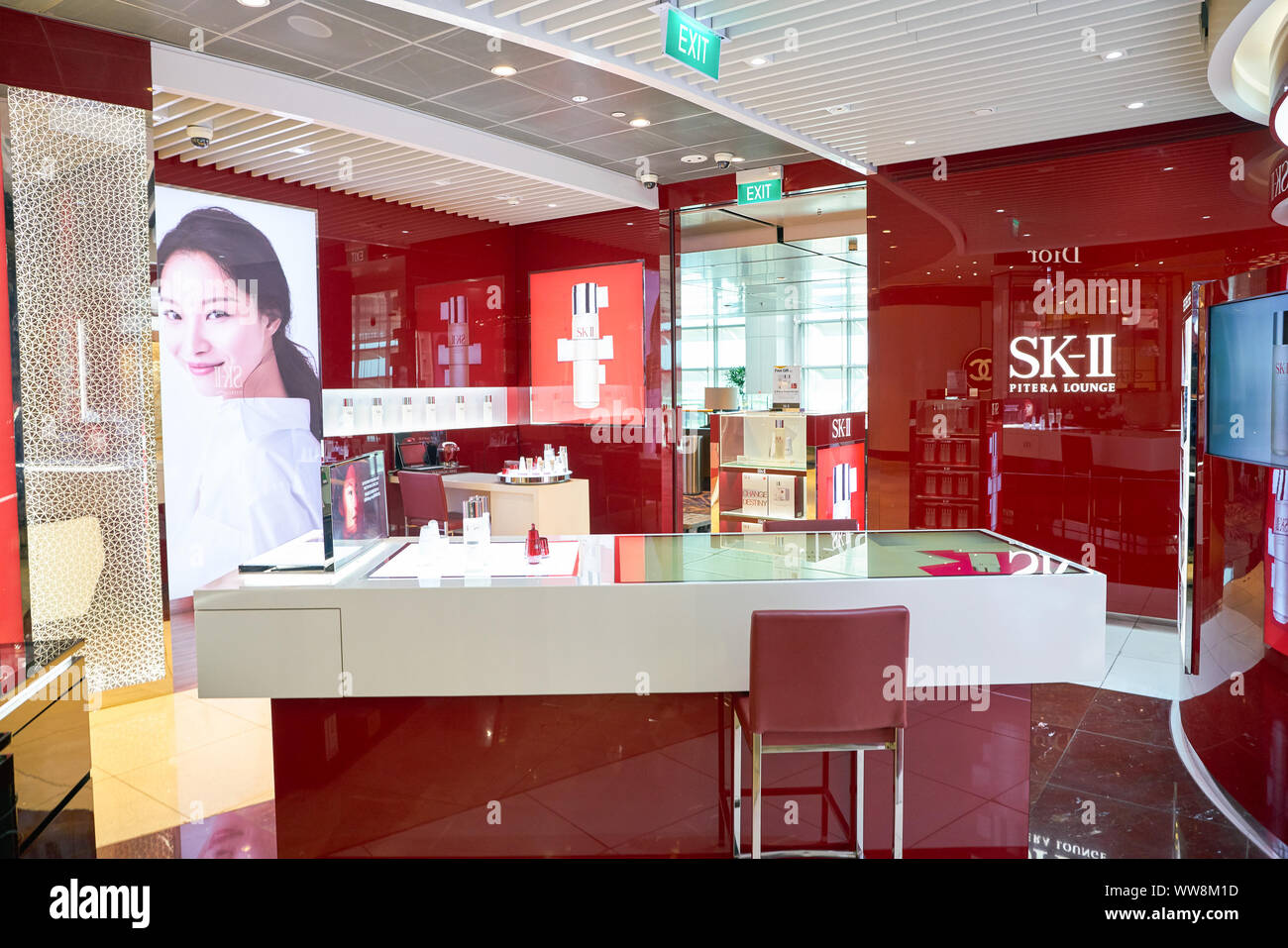 SINGAPORE - CIRCA APRIL, 2019: SK-II cosmetics products on display at ...