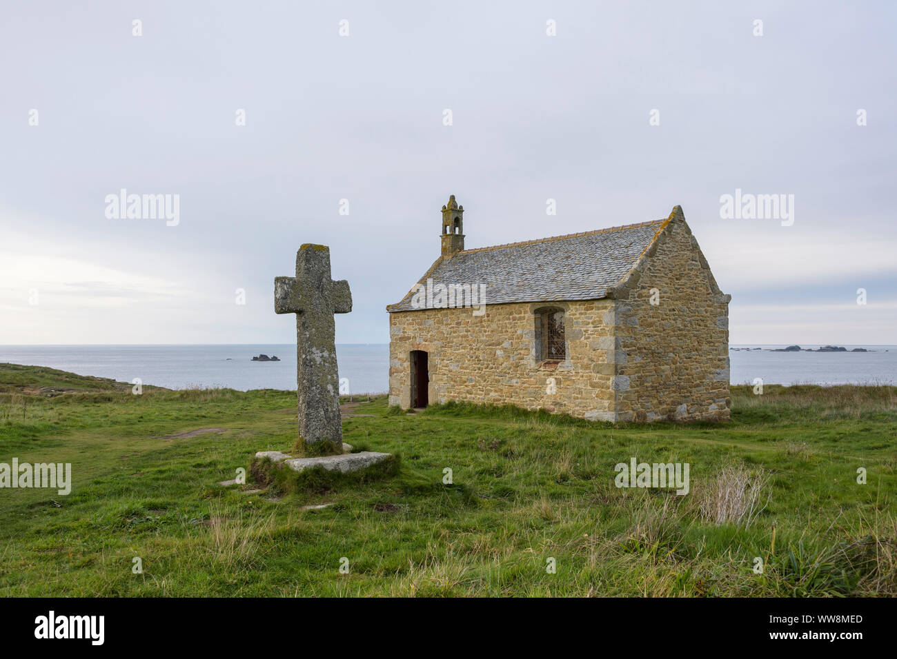 Chapelle de Saint-Samson, Saint-Samson, Landunvez, Finistere, Brittany ...