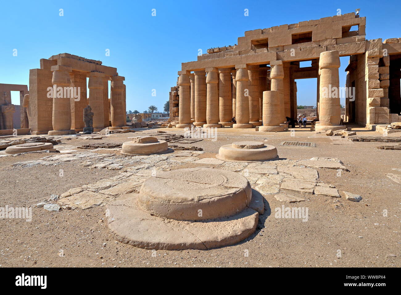 Ramesseum, Temple of the Dead of Ramses II in Thebes-West, Luxor, Upper ...