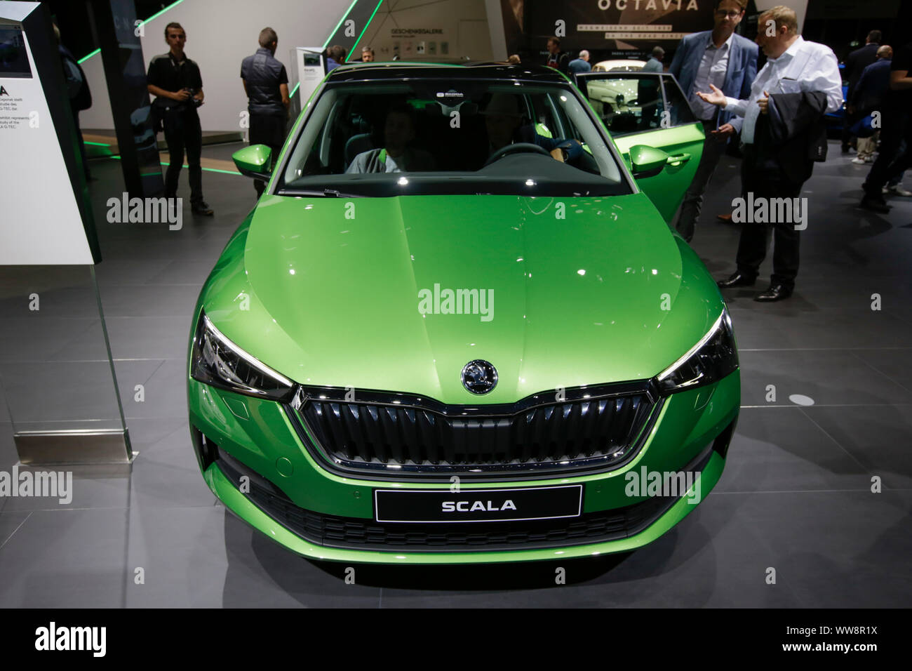 Frankfurt, Germany. 12th Sep, 2019. The Czech car manufacturer Skoda ...